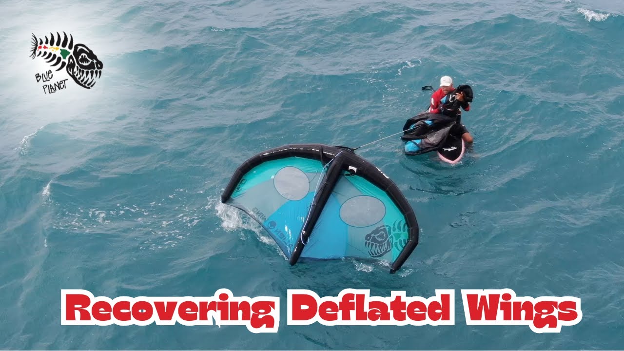 Wing Recovery- Derek Hama recovers two popped wings during a wing ...