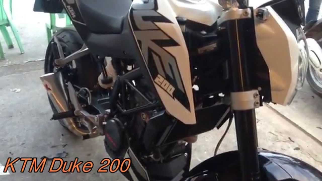 KTM Duke 200 KTM Wrap Sticker KS - YouTube