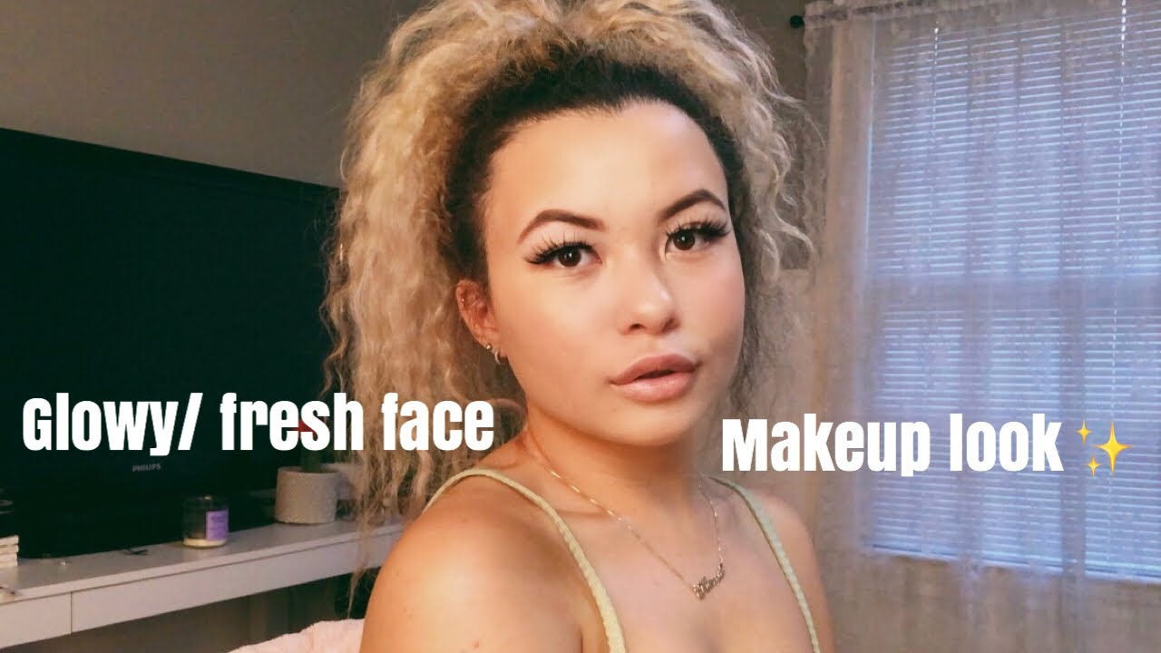 QUICK FRESH FACE MAKEUP LOOK - YouTube