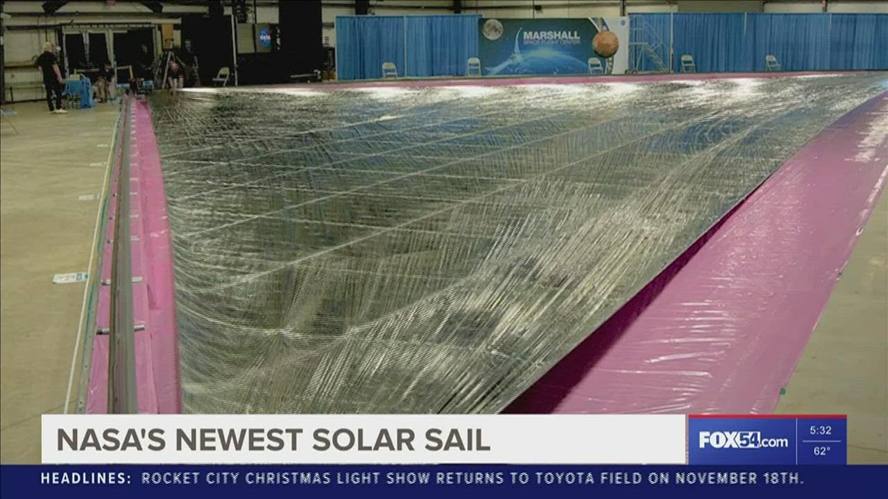 NASA developing new solar sail - YouTube