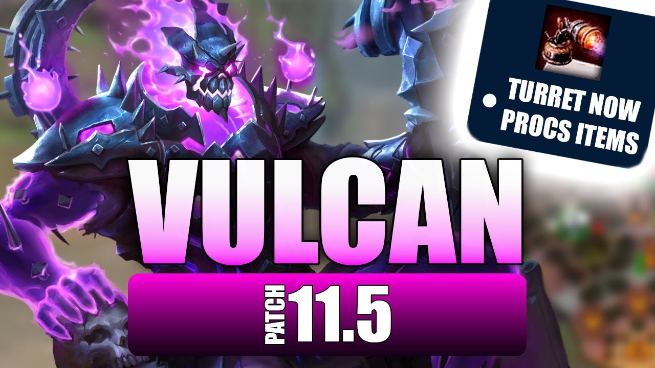 Vulcan Turret PROCS ITEMS and it is BROKEN - YouTube