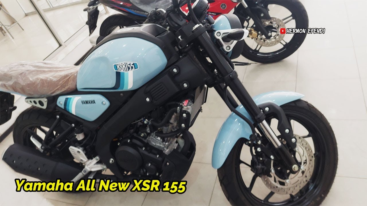 Yamaha All New XSR 155 Light Blue Wanderlust 2024 - YouTube