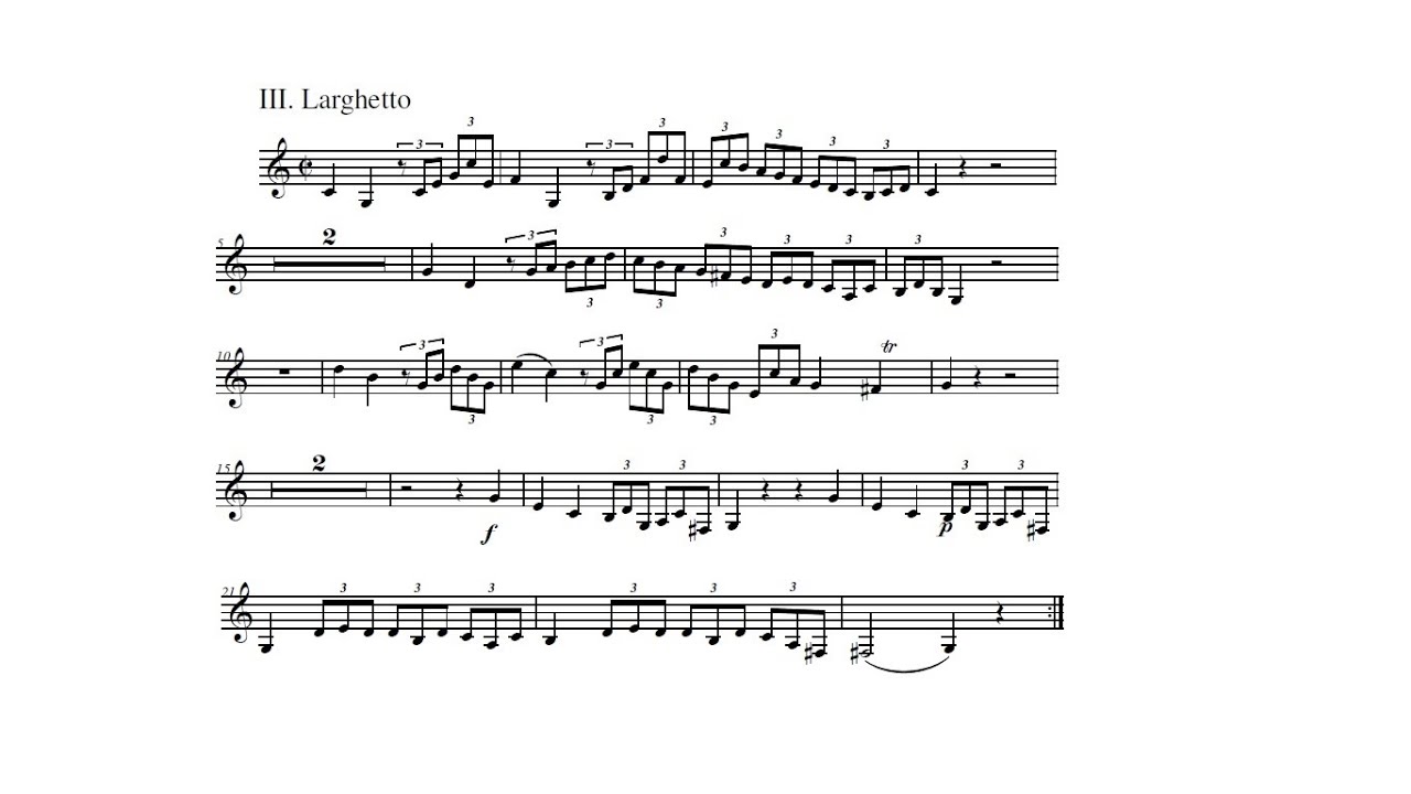 Johann Georg Albrechtsberger: Concertino (Pierre Thibaud, trumpet) III ...