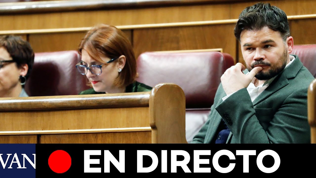 DIRECTO | Primer pleno de la legislatura en el Congreso - YouTube