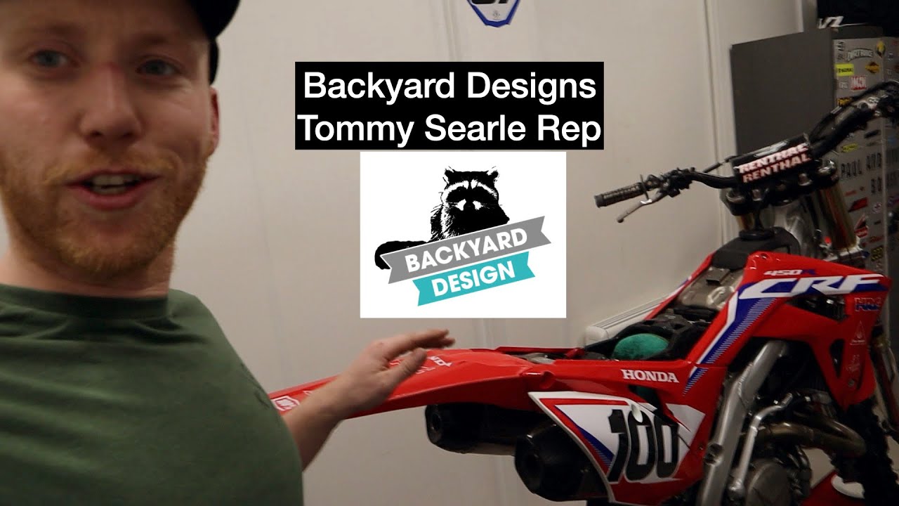 BEST MX GRAPHICS EVER - BACKYARD DESIGNS - TOMMY SEARLE REP -MAKING CRF ...
