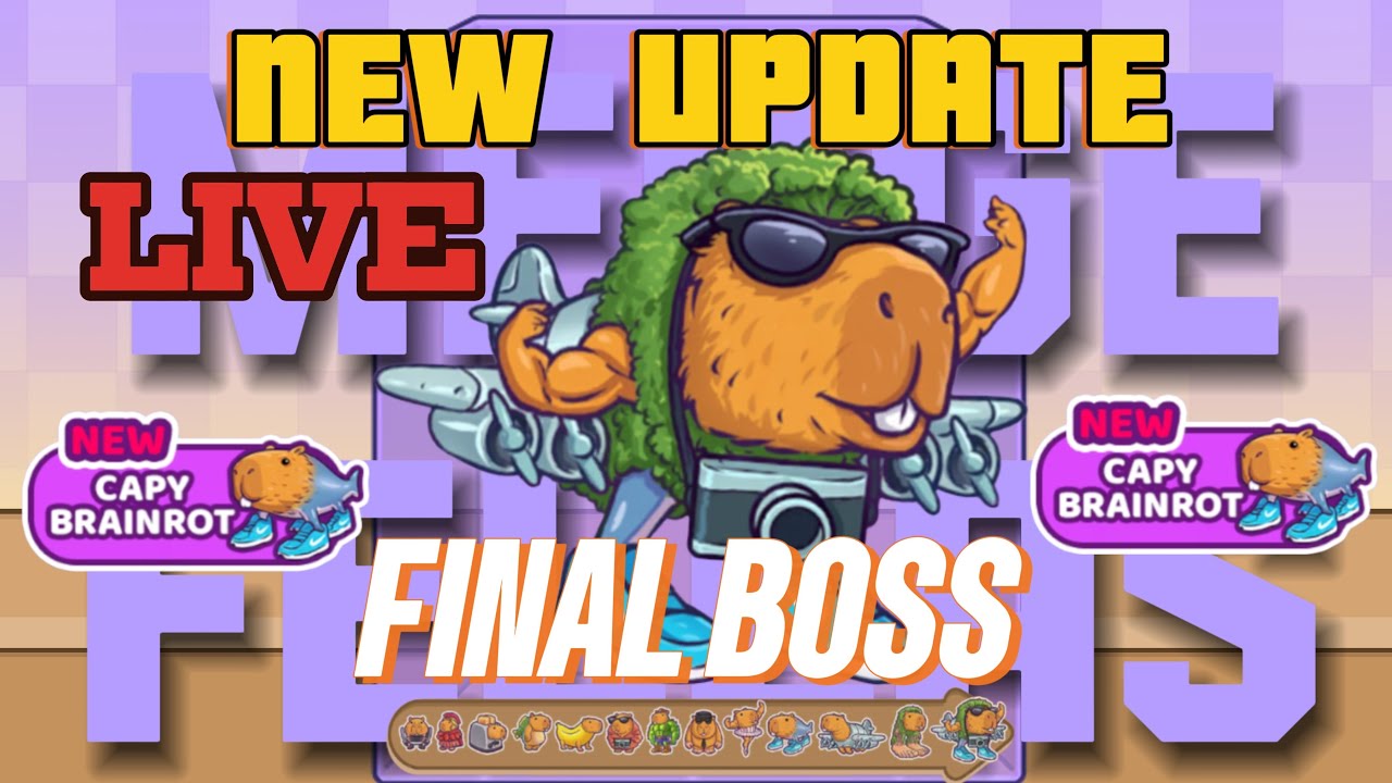 CAPY BRAINROT😱MERGE FELLAS🤯‼️ FINAL BOSS😱⁉️ - YouTube