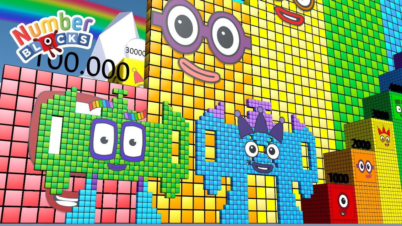 Numberblocks Challenge! 🤯 456 vs 576 vs 500,000 - Count to Millions ...