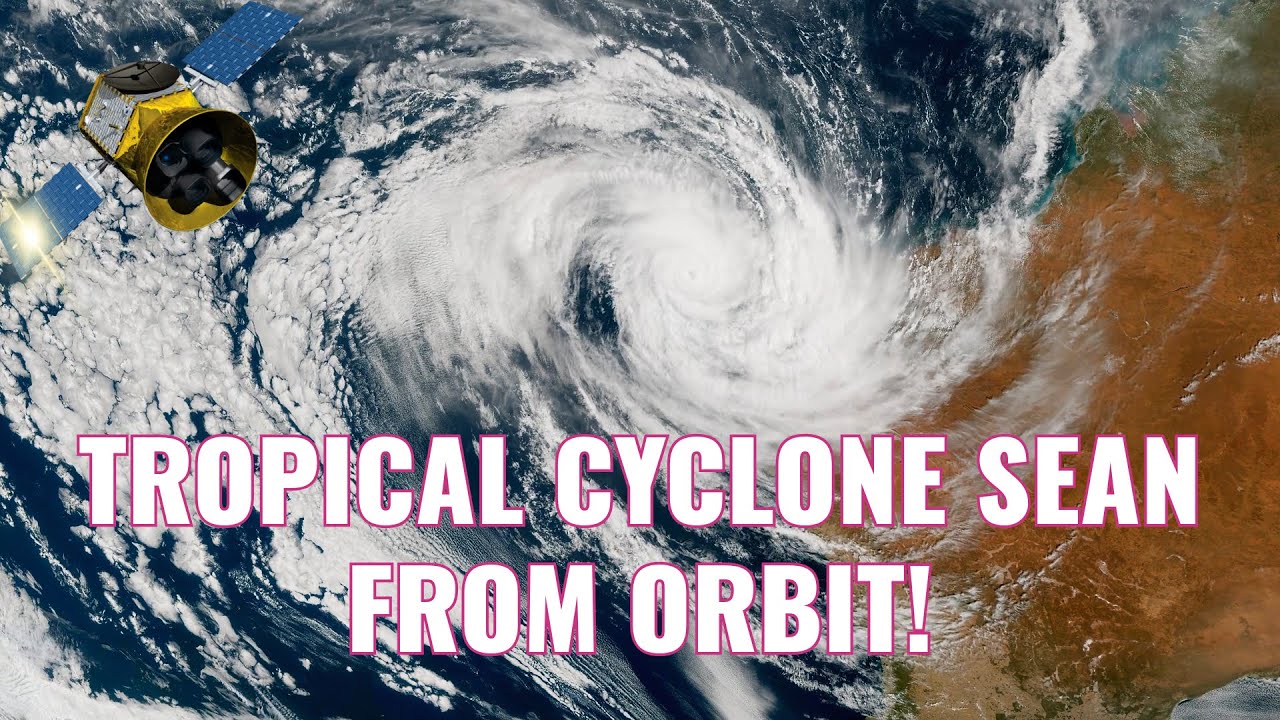Satellite Timelapse of Tropical Cyclone Sean Off Western Australia # ...