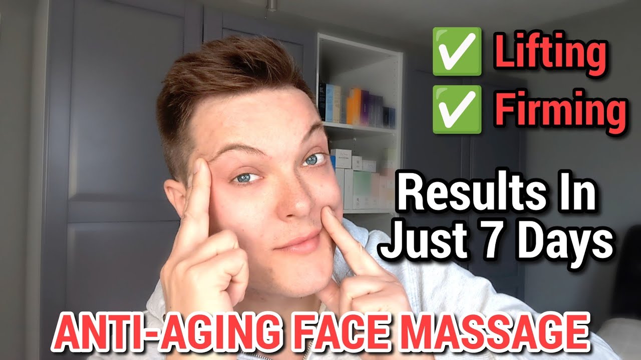 Easy 5 Minute Anti Aging Face Massage For Glowing And Lifted Skin Youtube
