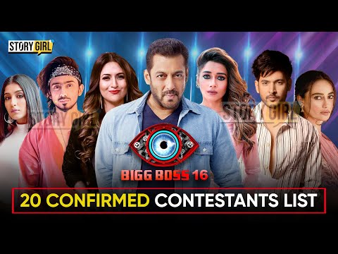 Bigg Boss 16 Contestants List | Bigg Boss 2022 | Salman Khan | BB16 ...