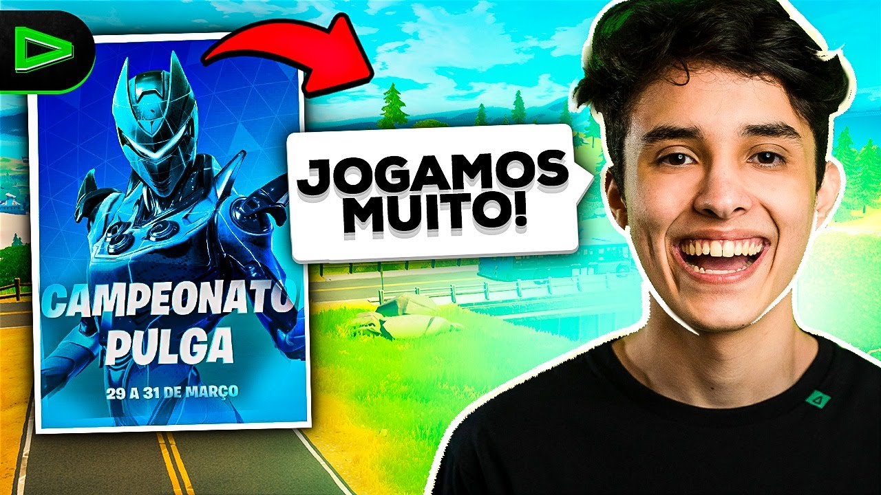 JOGAMOS O CAMPEONATO DUO DO PULGA E AMASSAMOS!! FORTNITE - YouTube