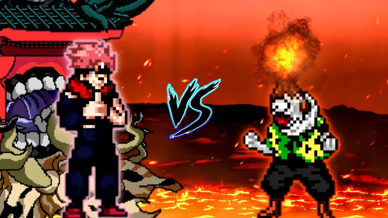 Yuji Itadori Shibuya V3 (New) VS Jogo V2 in Jump Force Mugen - YouTube