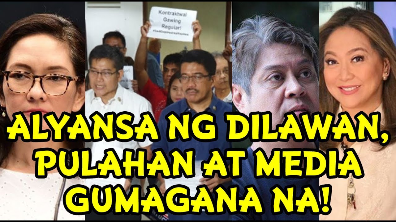 ALYANSA NG MGA DILAWAN, PULAHAN AT MEDIA GUMAGANA NA LABAN KAY P ...