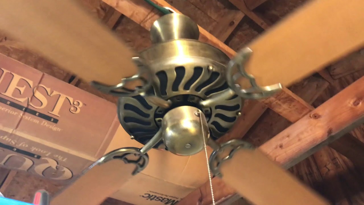 52" Saint Louis Fan Company ceiling fan - YouTube