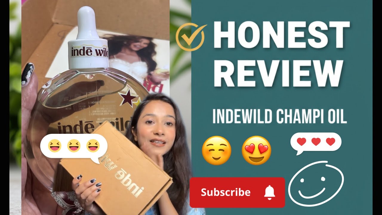 honest review of indewild champi hair oil | inde wild hair oil |champi ...