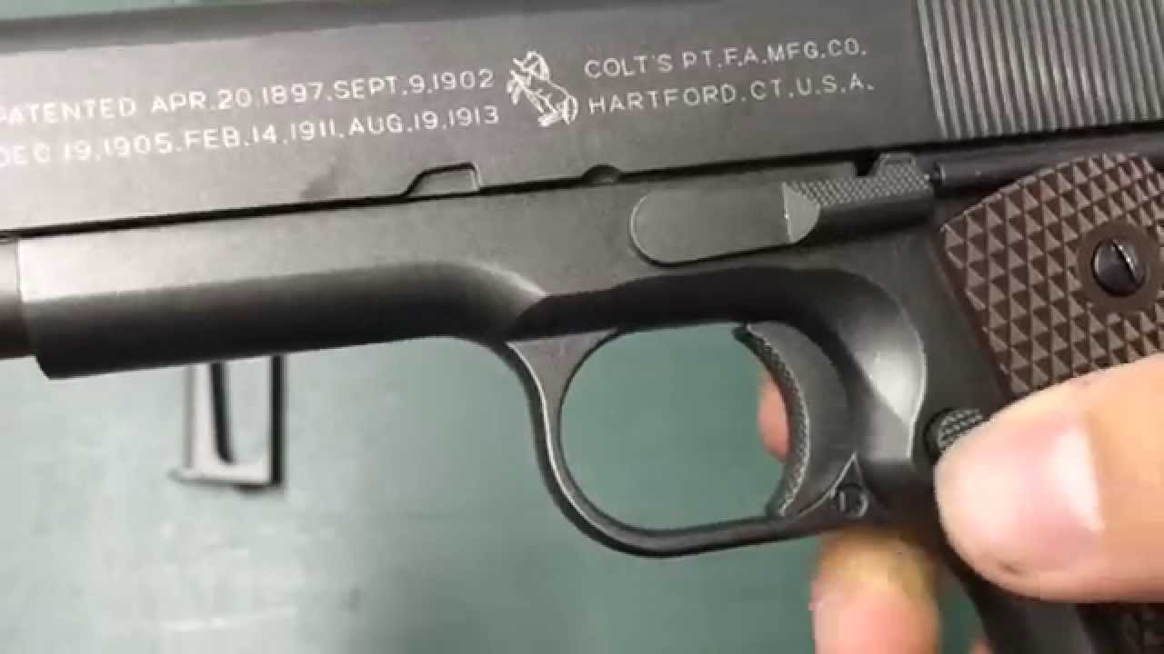 KWC Colt 1911 100th Anniversary Unboxing and Overview - YouTube