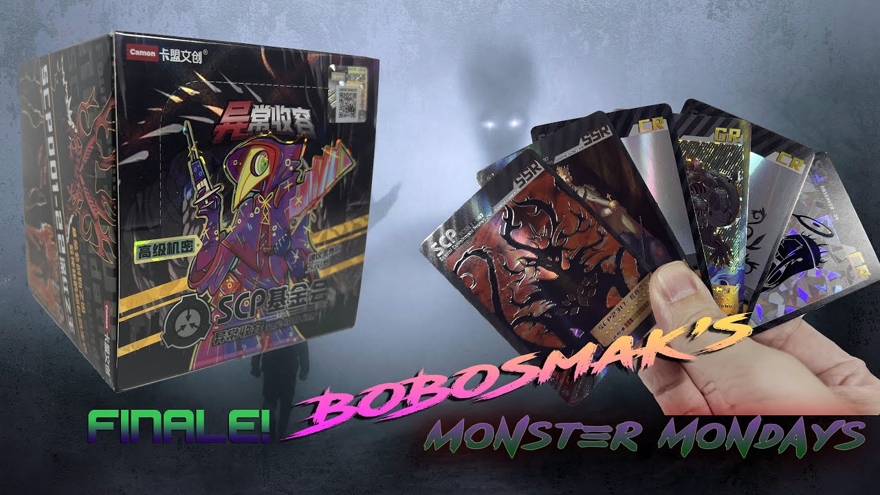 Monster Mondays!! BLACK Box Finale! - Unboxing SCP cards from China ...
