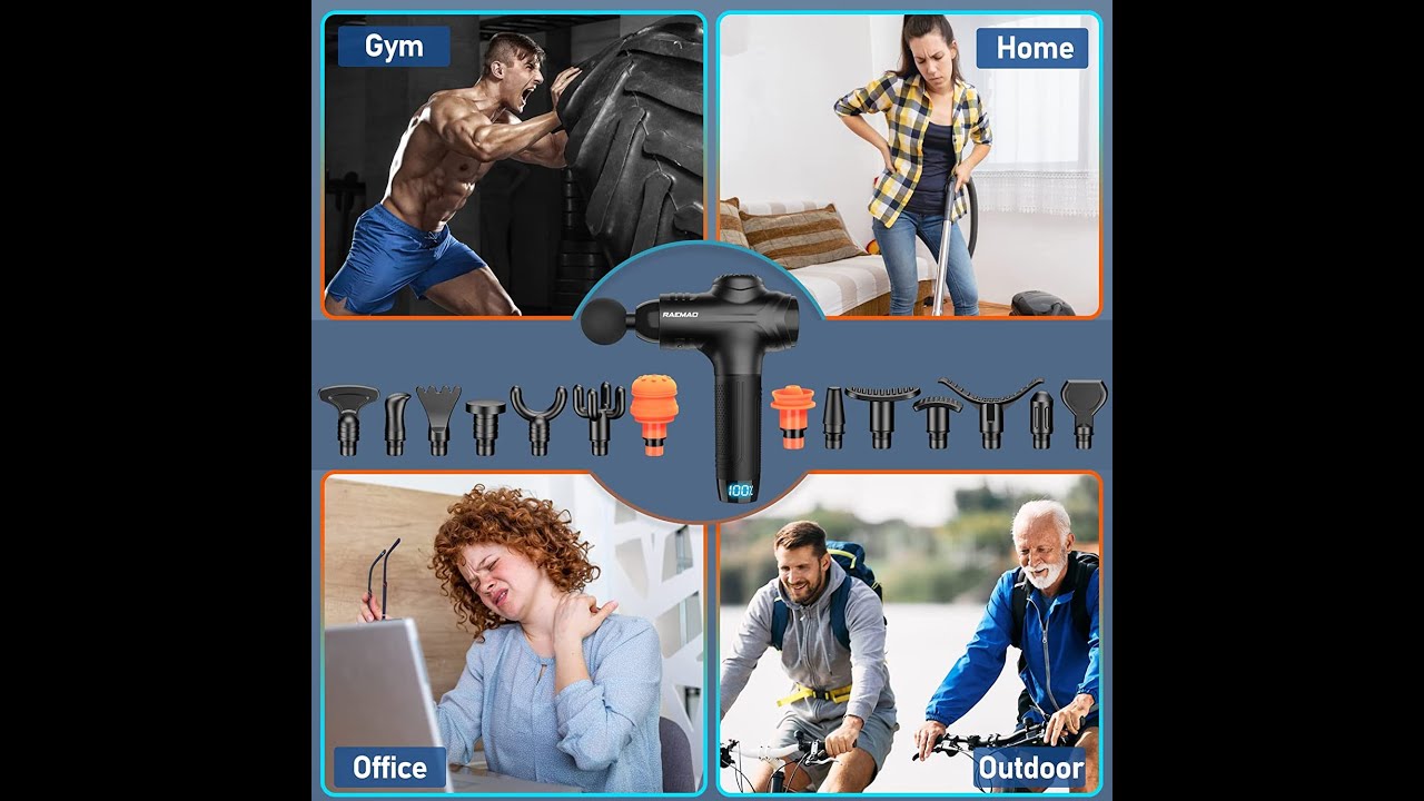Transform Your Fitness Routine with the Best Massage Gun RAEMAO - YouTube