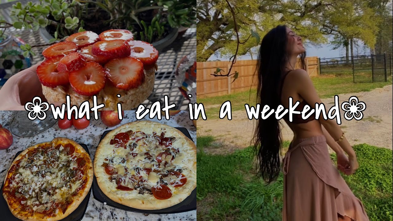 what i eat in a weekend • reminders to nourish your body - YouTube