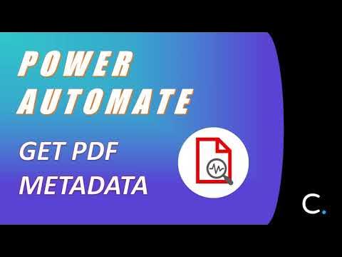 How to Get PDF Metadata in Power Automate and Logic Apps - YouTube