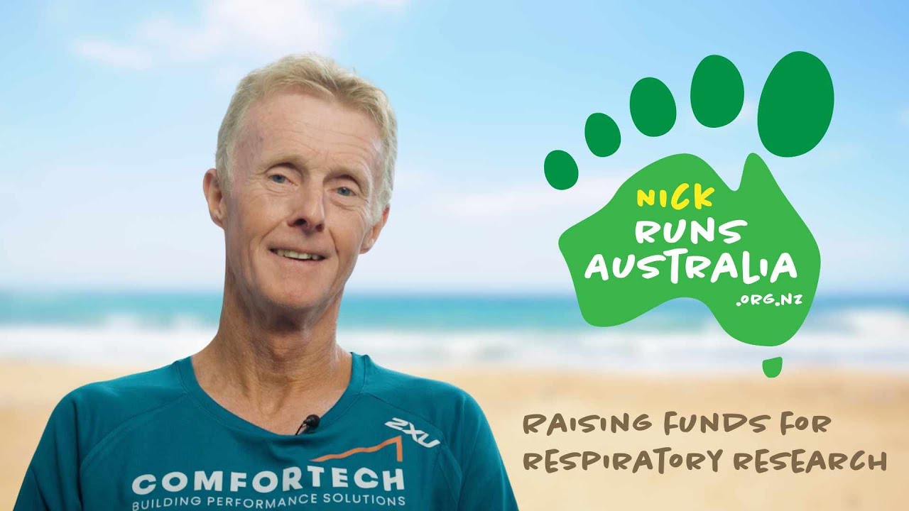 Nick Runs Australia | Raising funds for respiratory research - YouTube