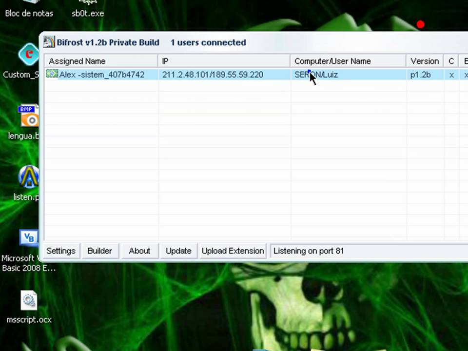 [BIFROST] Hackear pc con Bifrost Team [XV-T] - YouTube
