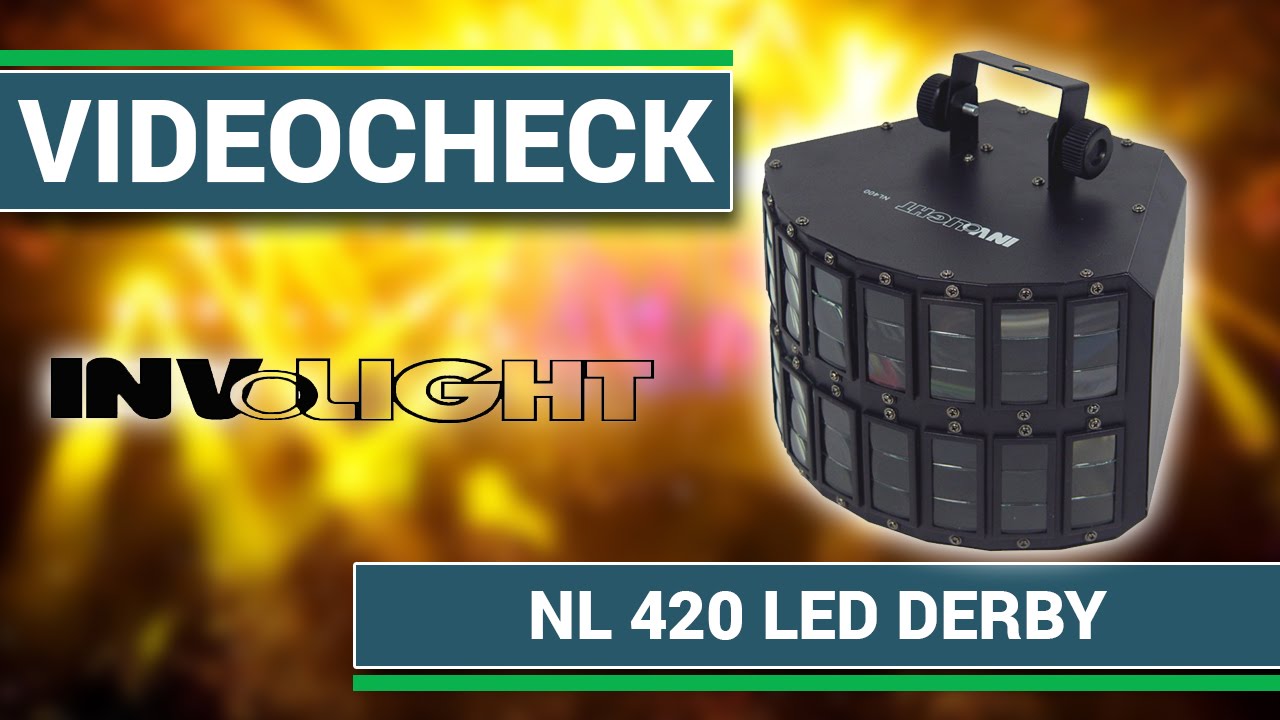 Videocheck - Involight NL 420 LED Derby - YouTube