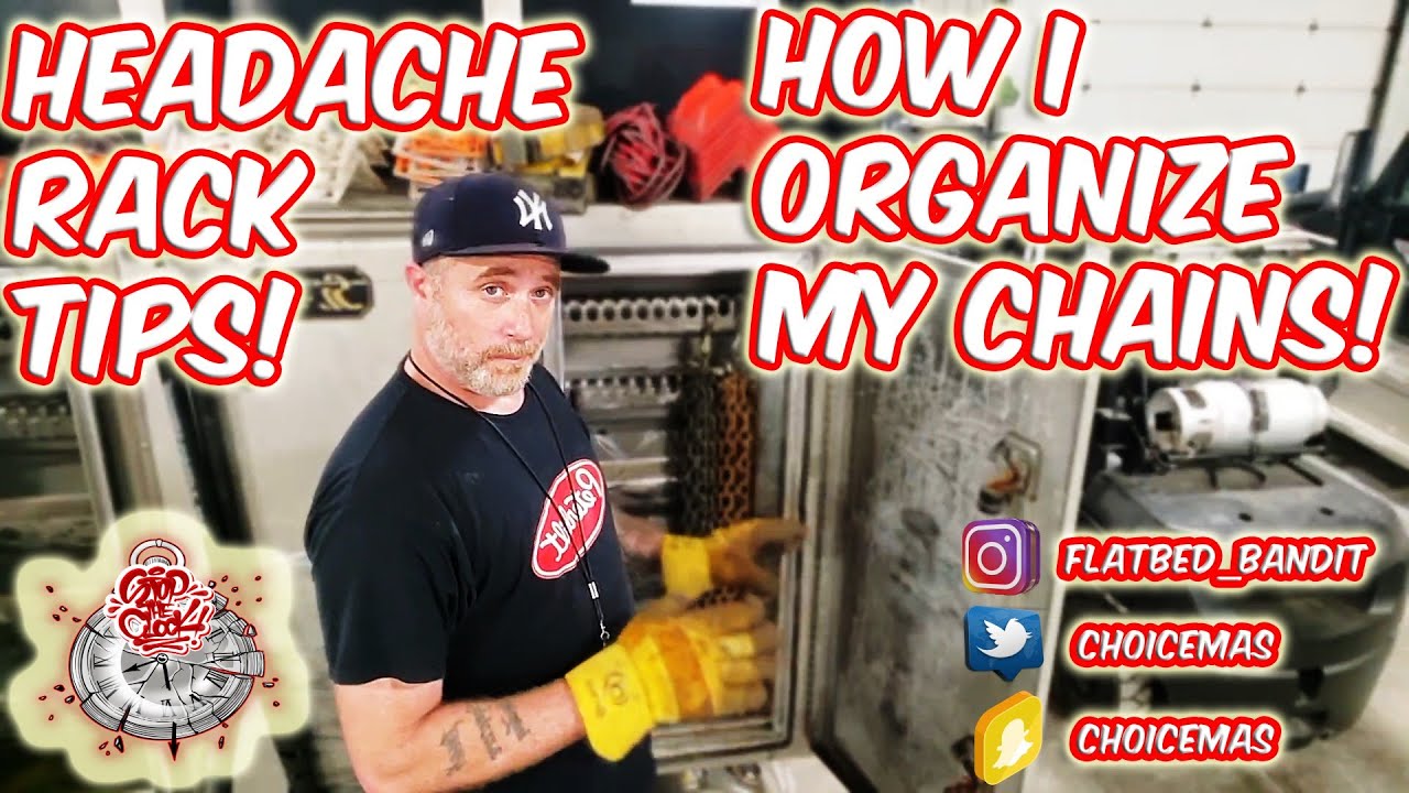 CHAIN STORAGE TIP | HEADACHE RACK ORGANIZATION | CHOICEMAS | - YouTube