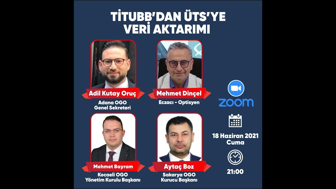 18 06 2021 Tarihli Üts & Titubb Eğitim Konferansı - YouTube
