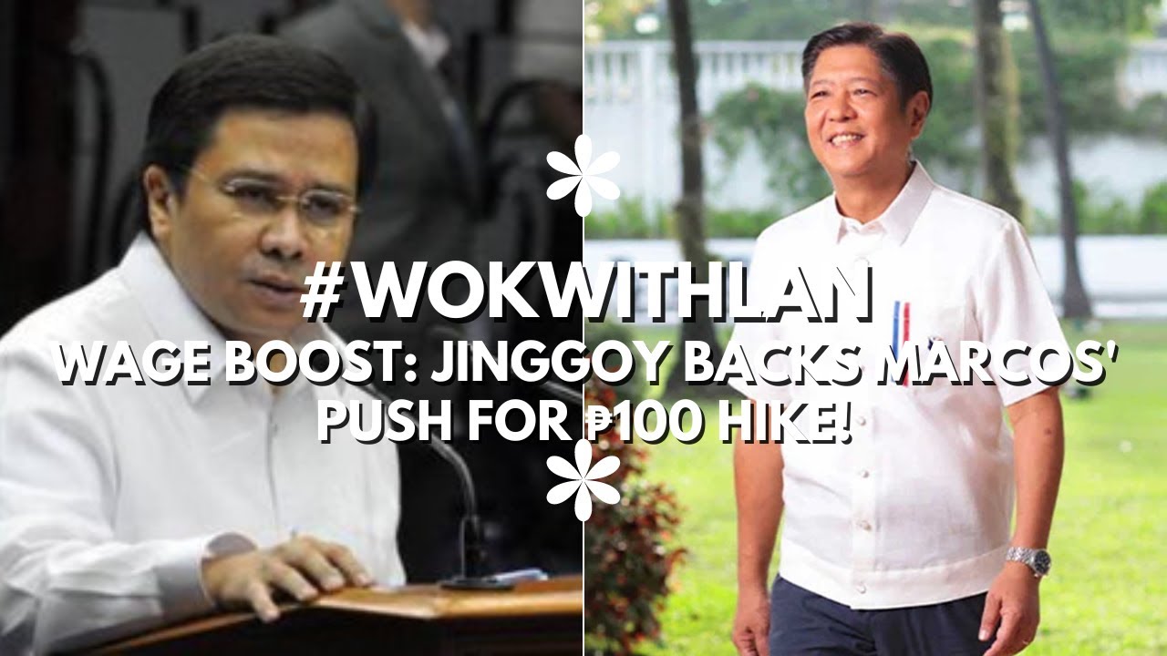 Wage Boost: Jinggoy Backs Marcos' Push for ₱100 Hike! - YouTube