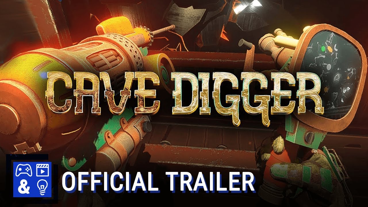 Cave Digger - Railway to the Depths New Expansion Trailer - PS VR - YouTube