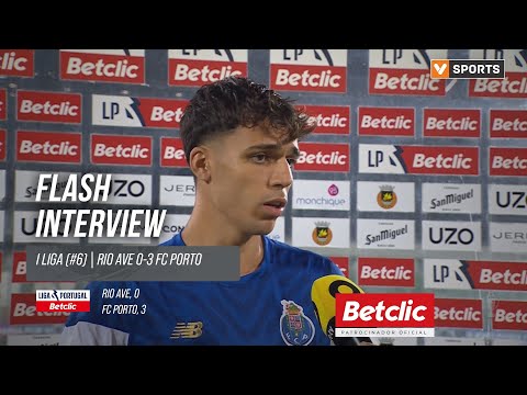 I Liga (#6) | Rio Ave 0-3 FC Porto: Flash Interview Gabri Veiga