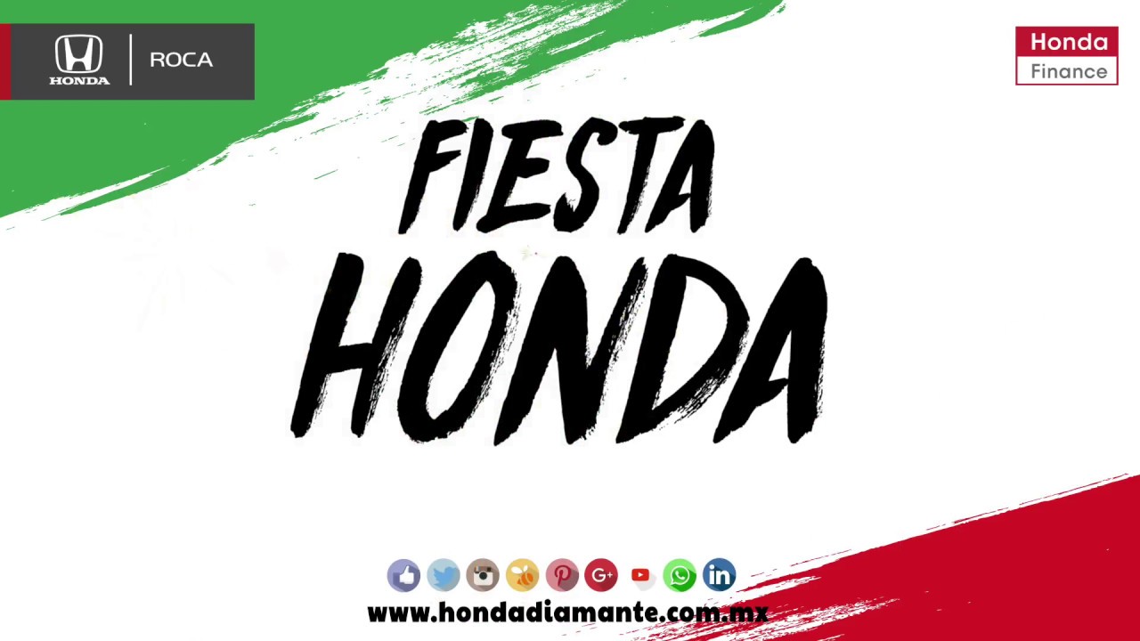 ¡Fiesta Honda! Ven y celebra con nosotros. - YouTube