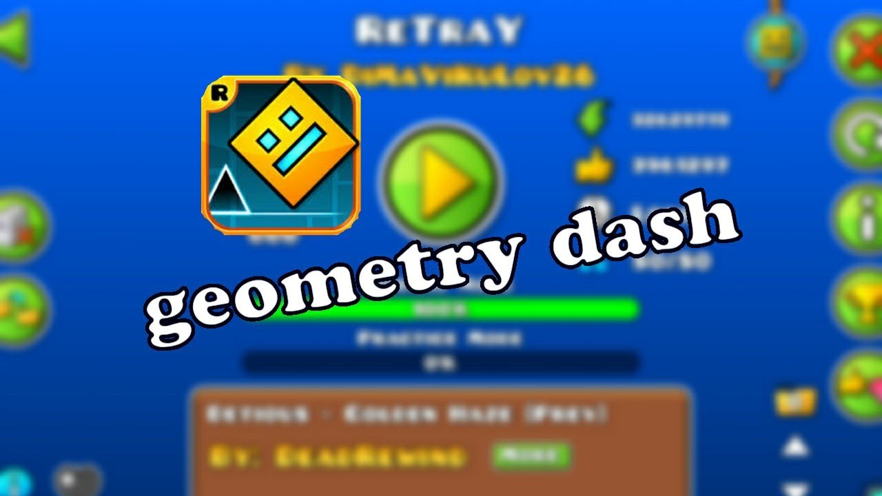Retray the easiest level | Geometry Dash - YouTube