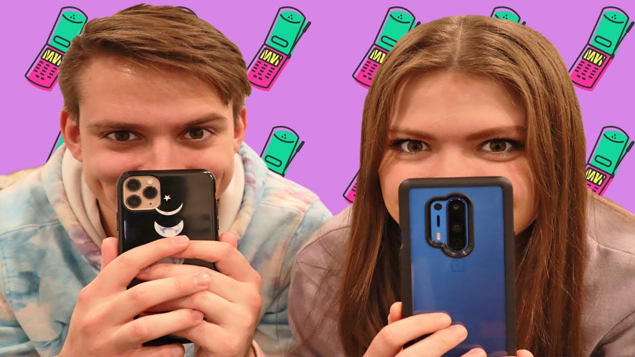 Husband and Wife Swap Phones for a Day! - YouTube