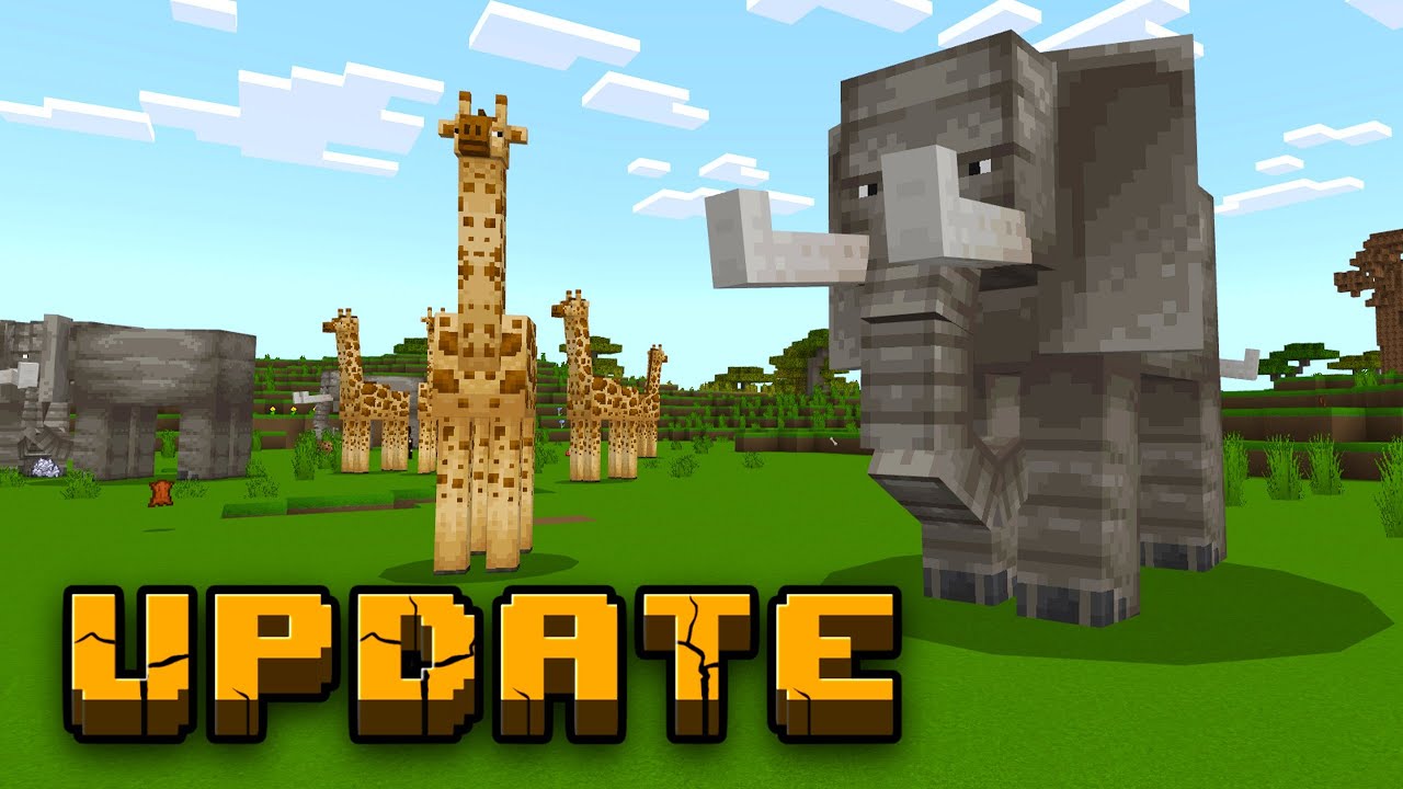 🌍 Wild Adventures Await: Savannah Mod for Minecraft! 🦒🦁 - YouTube