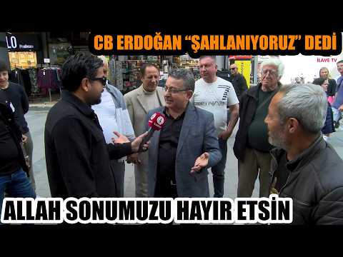Öfkeli vatandaşlar ağzına geleni söyledi ! Şahlanıyoruz diyen CB Erdoğan'a tepki gösterdiler !