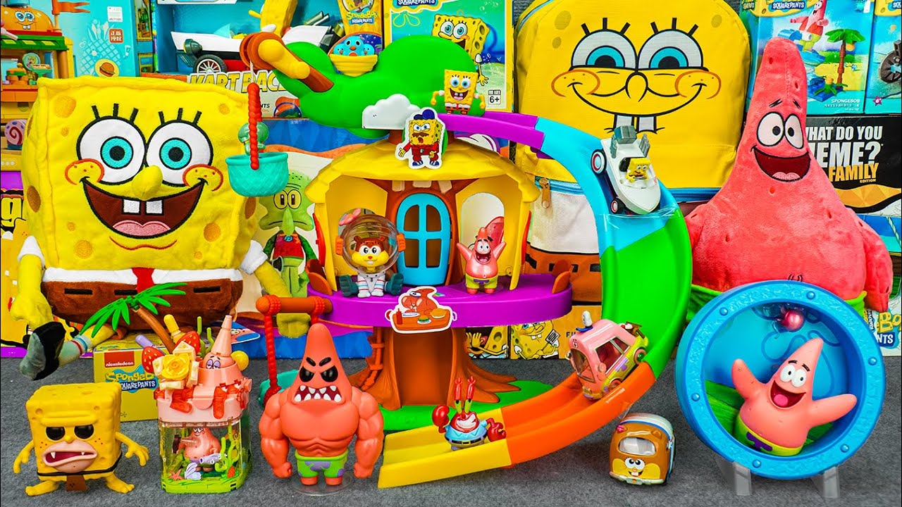 🥰ASMR SpongeBob🥰Satisfying Huge SpongeBob & Patrick Toy Collection ...