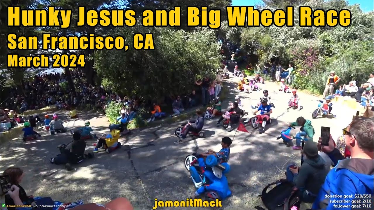 Hunky Jesus & Big Wheel Race - San Francisco - FULL RAW VIDEO - YouTube