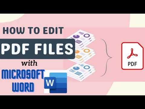 How to edit PDF Documents with Microsoft Word - YouTube