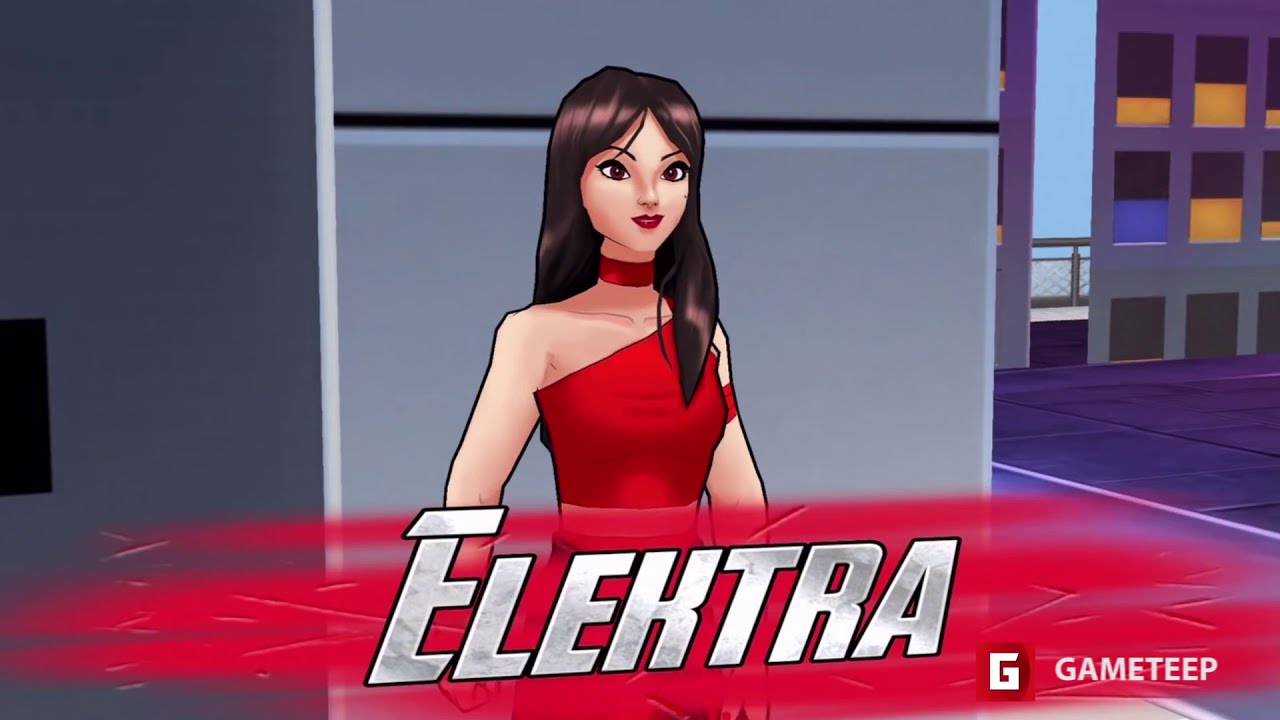 Sarah Stallman as Elektra in Marvel Avengers Academy - YouTube