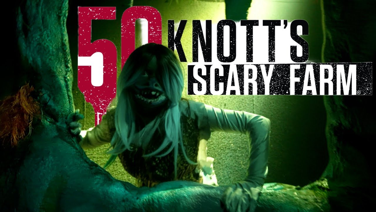 Knott's Scary Farm Lantern and Scarezone Fun! - YouTube