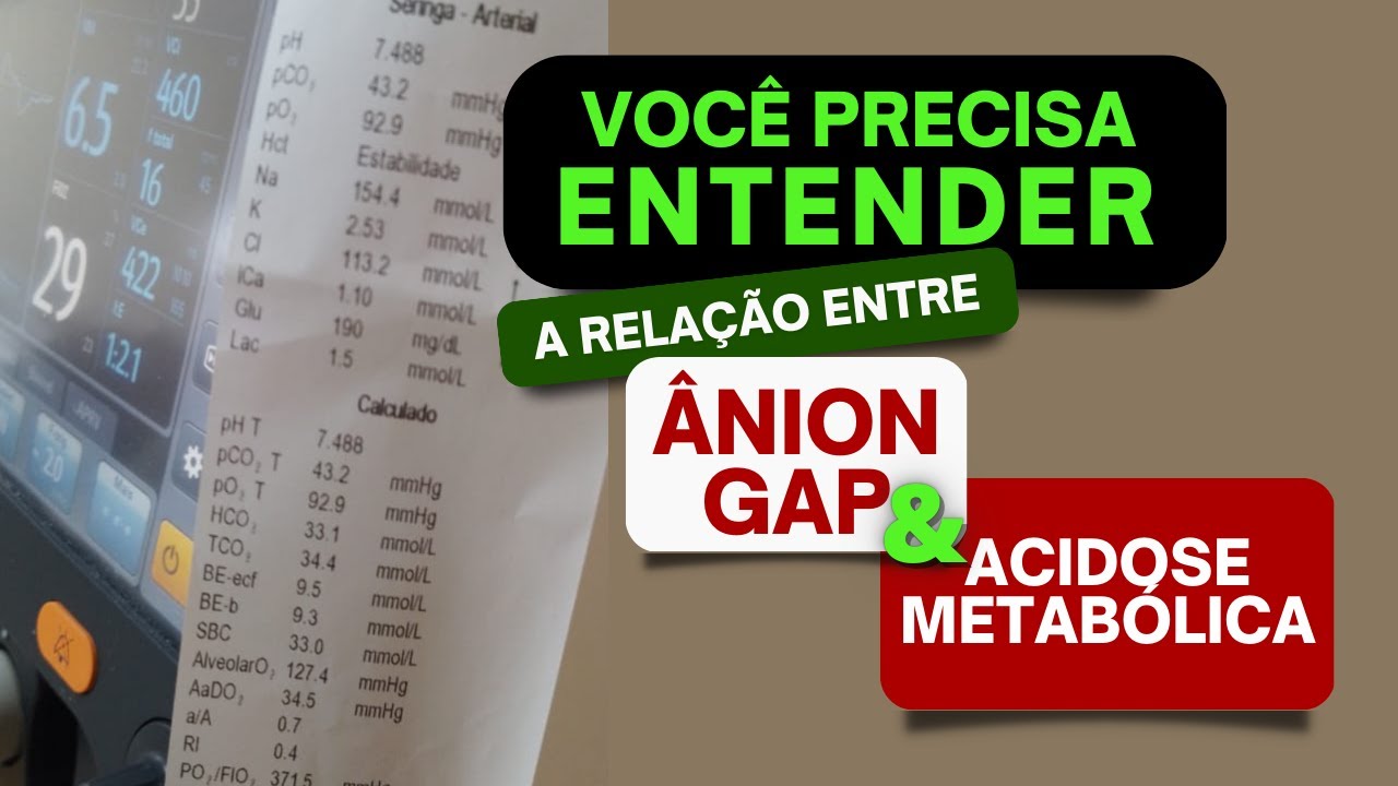 Como identificar a causa da acidose metabólica - YouTube
