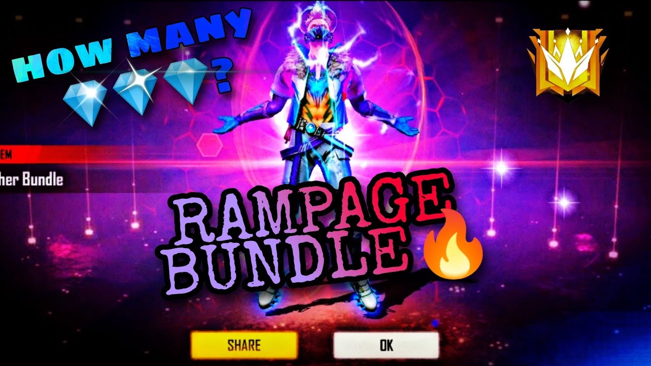 LEGENDARY Rampage Bundle 💀 Freefire 🔥 - YouTube