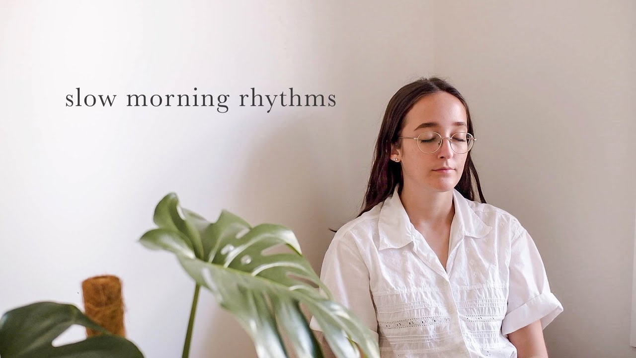 slow winter morning rhythms | minimalist morning routine - YouTube
