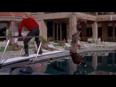 An Eye For An Eye - Chuck Norris Kicks A Bad Guy In A Pool