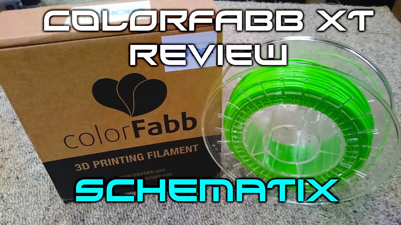 Review: Colorfabb XT Filament + PETG Shootout - YouTube