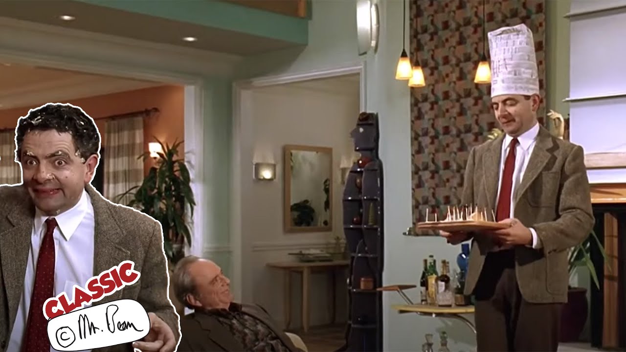 Bean Goes To Dinner | Bean The Movie | Classic Mr Bean - YouTube