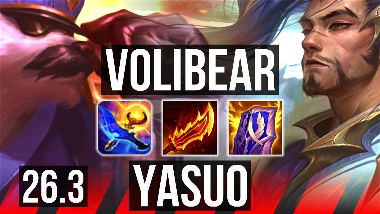VOLIBEAR vs YASUO (TOP) | EUW Master | 26.3 - YouTube