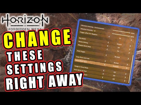 CHANGE these Settings RIGHT NOW! | Horizon Forbidden West